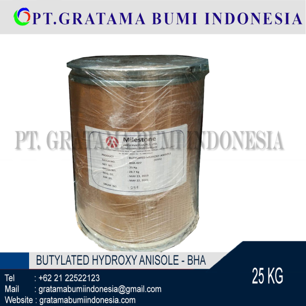 Butylated Hydroxy Anisole | PT. Gratama Bumi Indonesia
